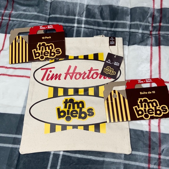 Bags | Tim Hortons X Justin Beiber Collection Tote Bag | Poshmark